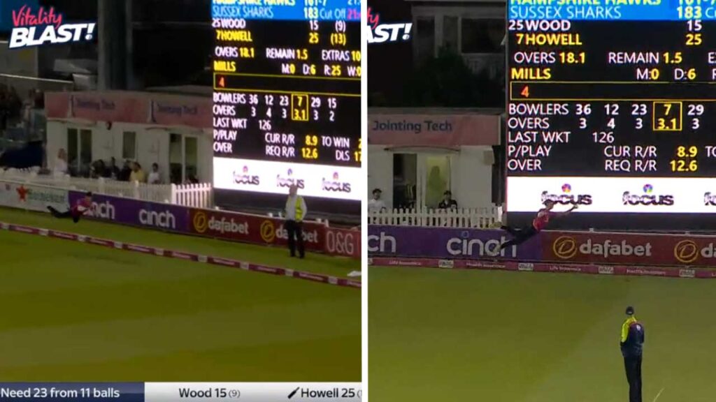 Watch : Brad රැක ගත්තේ ක්‍රිකට් ඉතිහාසයේ සුපිරිම උඩ පන්දුව ද ? – Hitwicket