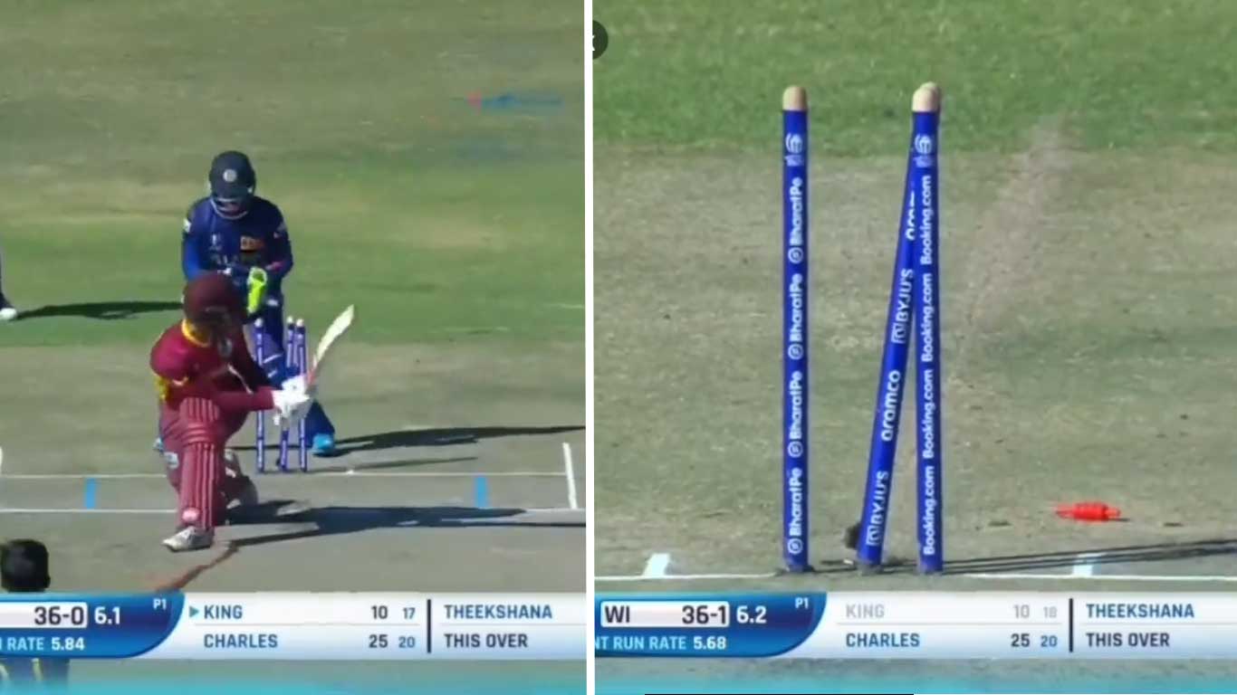 Watch : බ්‍රෙන්ඩන් කිංග් දැවී ගිය තීක්ෂණගේ පන්දුව – Hitwicket