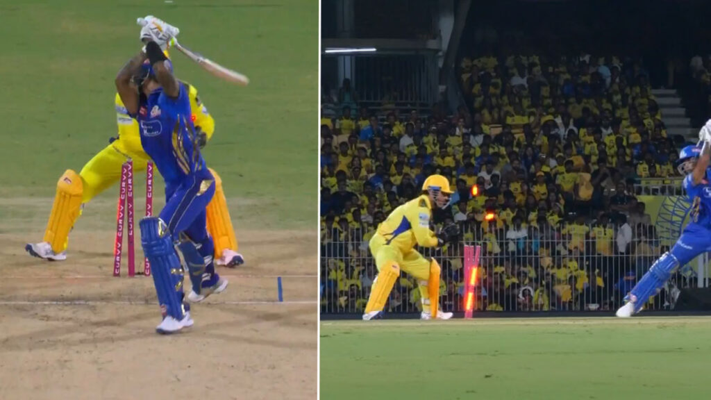 Watch : 43 හැවිරිදි දෝනිගේ සුපිරි ස්ටම්ප් කිරීම – Hitwicket