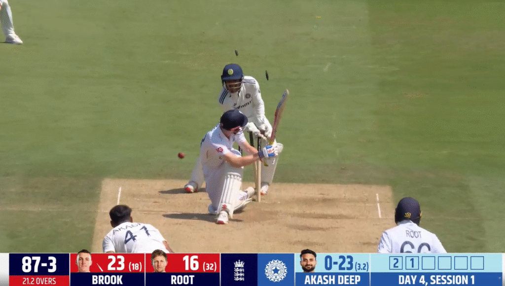 Watch : දැඩි අවධානම් පහරක් ගහලා බෲක් දැවී ගිය හැටි – Hitwicket